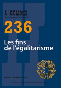 Égalité et égalitarisme en anthropologie - La Vie des idées